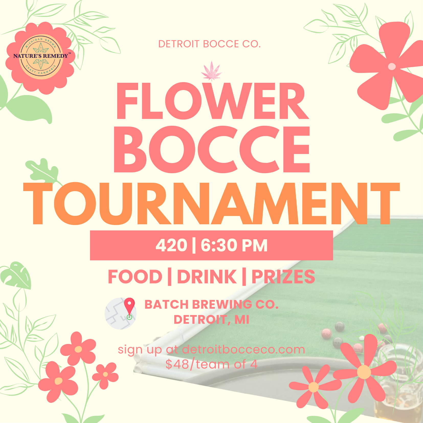 Sign Up — DETROIT BOCCE CO.