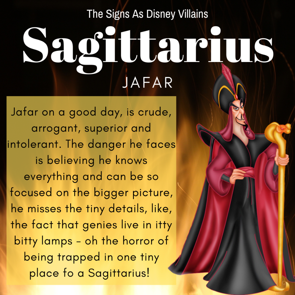 The 12 Zodiac Signs As Disney Villains — Suburban Witchery