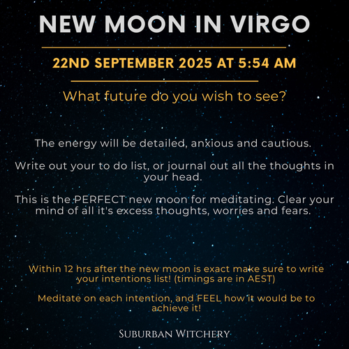 2025 New Moon Dates — Suburban Witchery