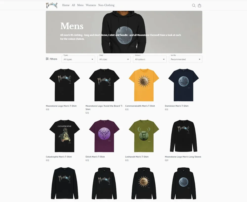 Moonstone Merch — Goblin King Games