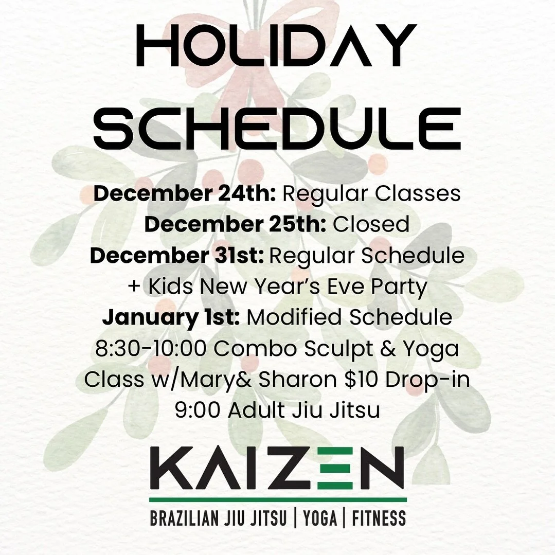 Book A Class — KAIZEN | Brazilian Jiu Jitsu • Yoga • Fitness