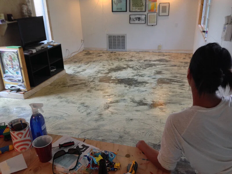 How to Install VCT Floor Tiles — Mid Century Modern Interior Designer ...