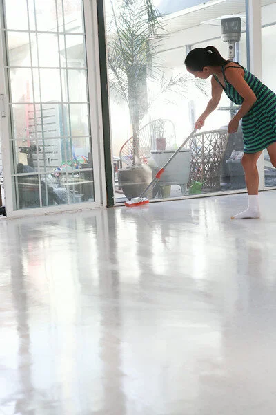 How to Install VCT Floor Tiles — Mid Century Modern Interior Designer ...