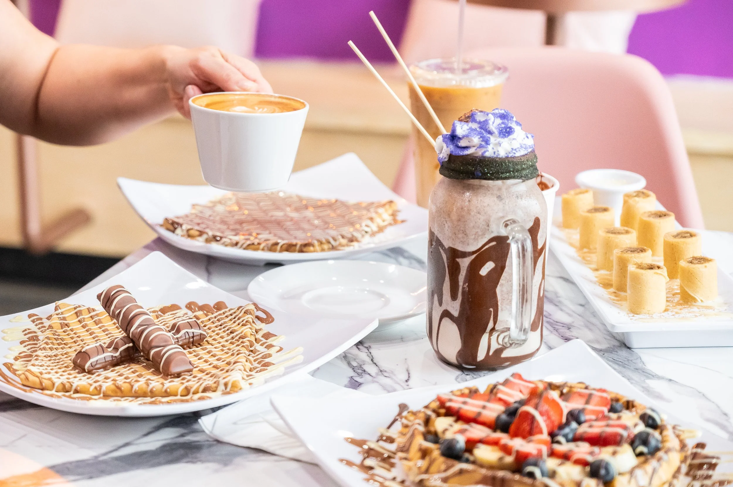 Kaffeinated Crepes & Coffee