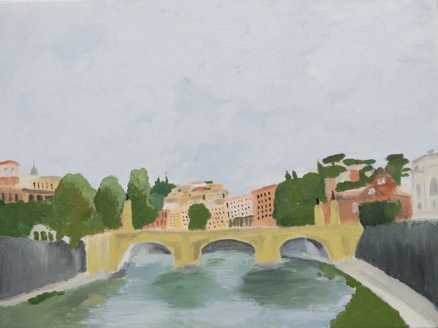 Original Paris Pont au Change in Heart Frame — Nelson Art & Design Co.