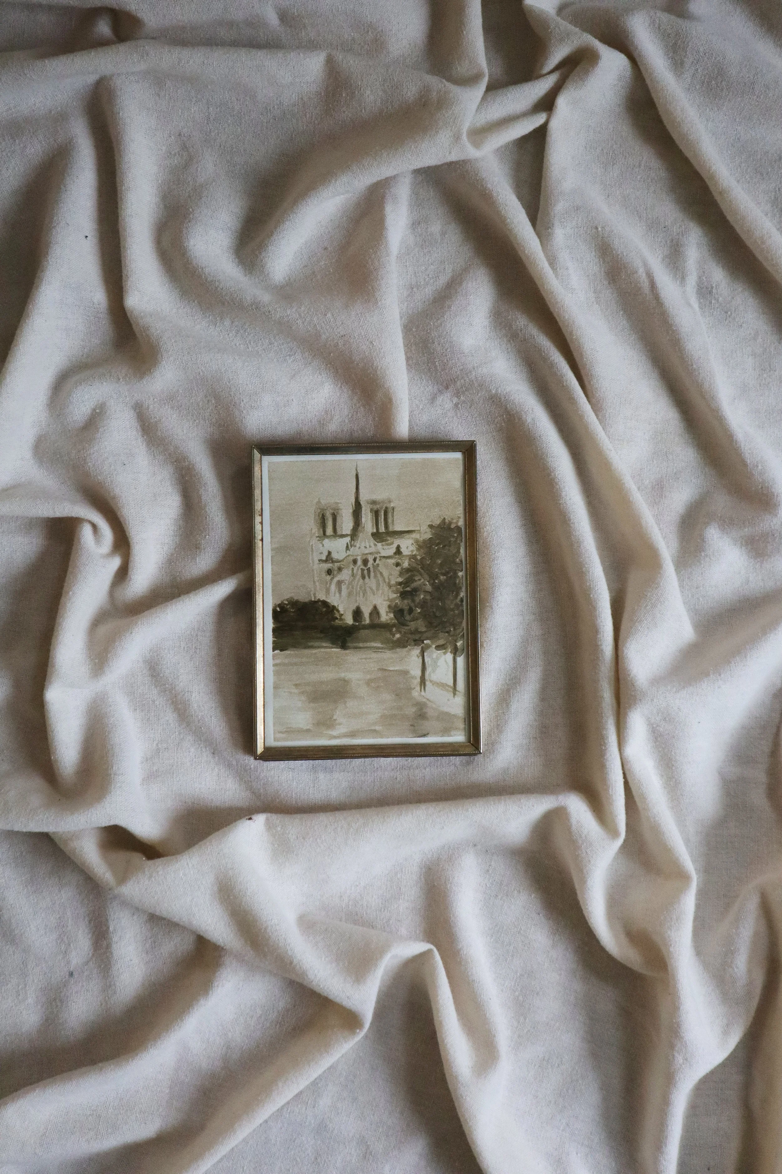 Original Paris Pont au Change in Heart Frame — Nelson Art & Design Co.