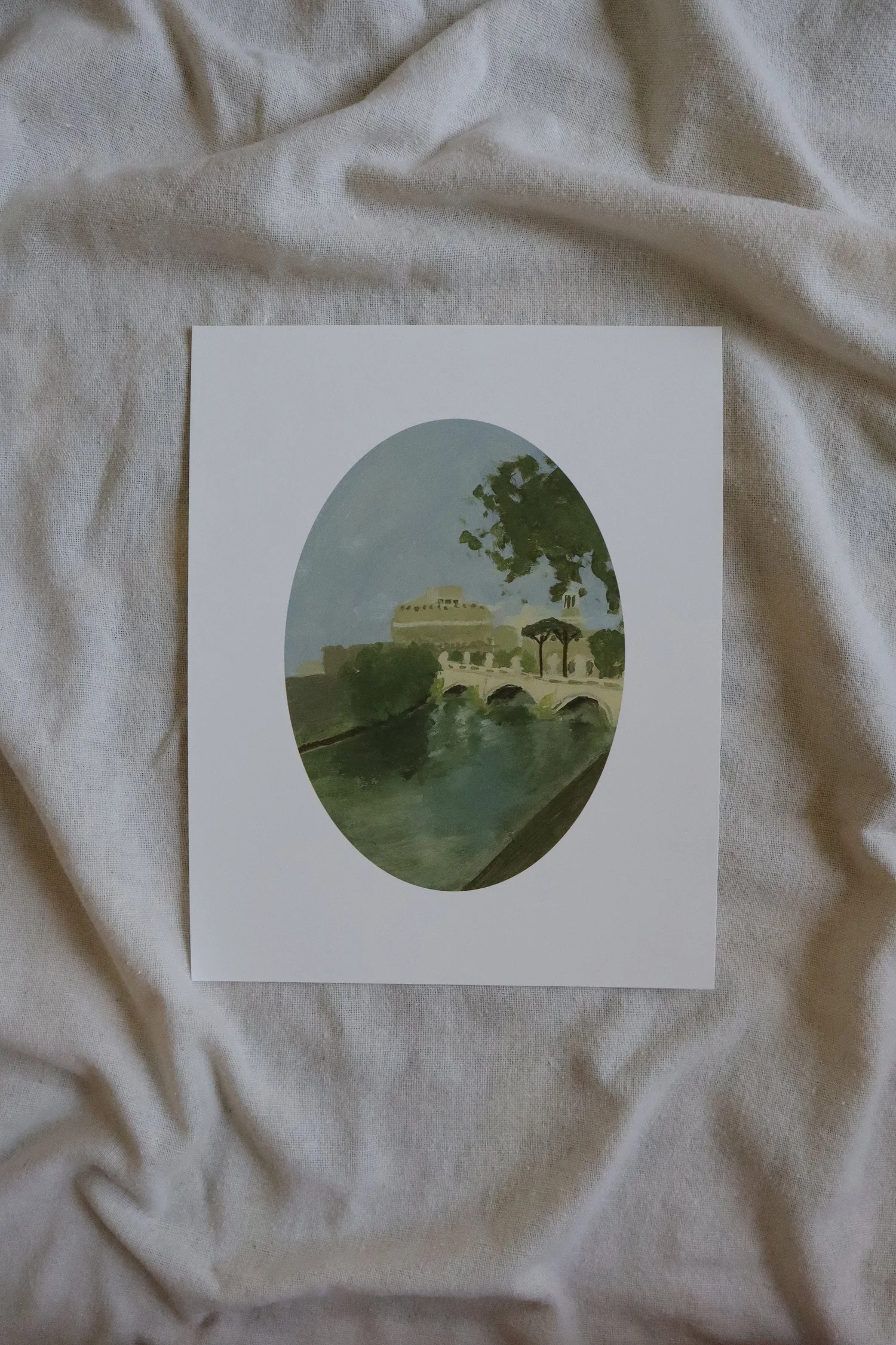 Original Dreaming of Pisa on Tile — Nelson Art & Design Co.