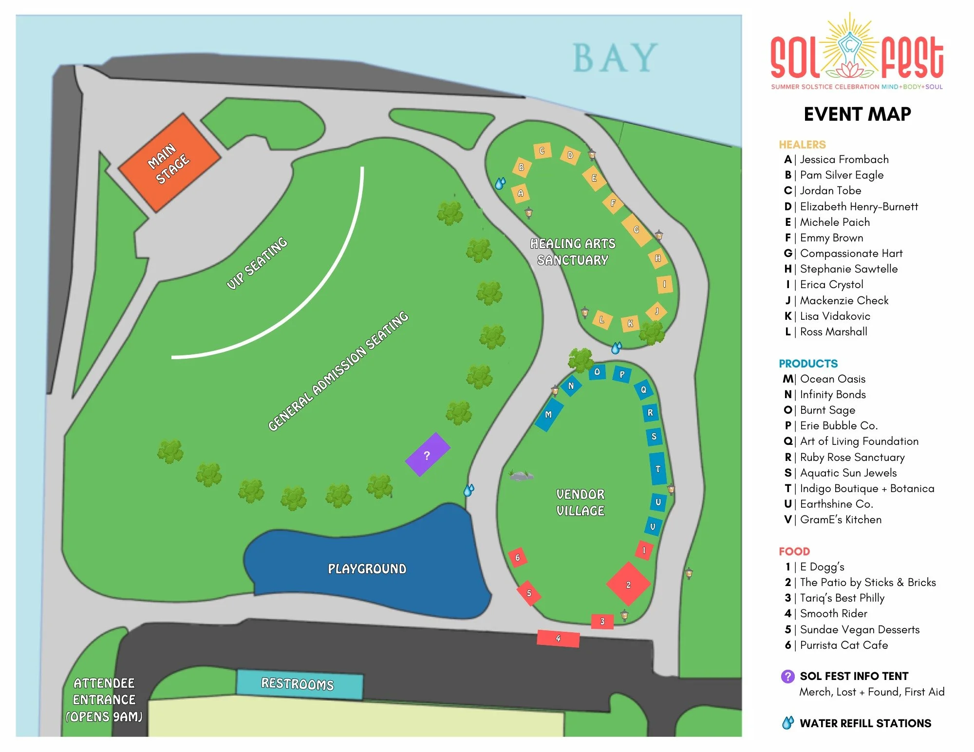 EVENT MAP — Sol Fest | Erie, PA