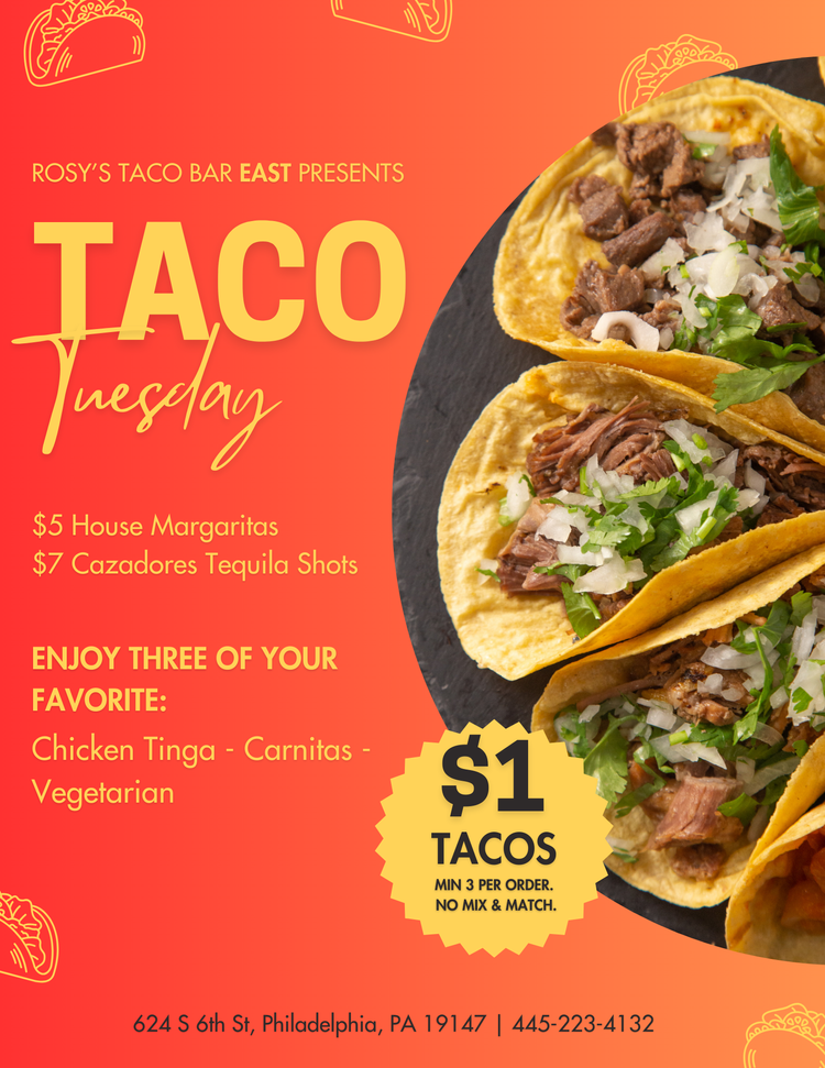 Rosy's East — Rosy's Taco Bar | Your Neighborhood Corner Fiesta