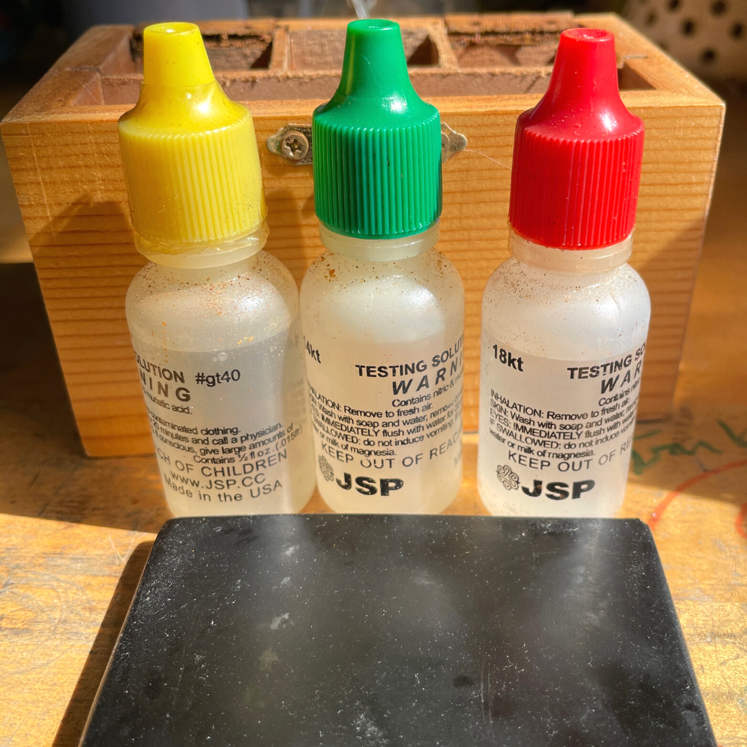How to tell if your jewelry is gold by using an acid test kit — Sharon ...