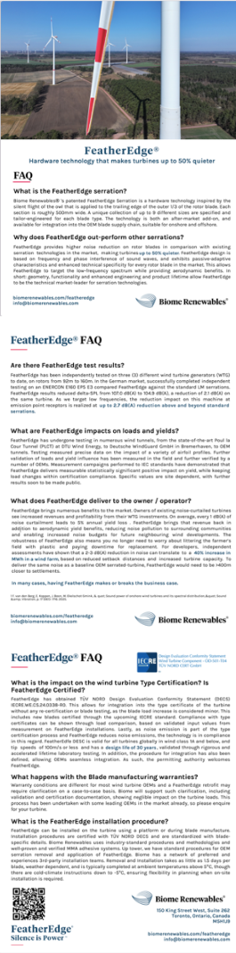 FeatherEdge — Biome Renewables