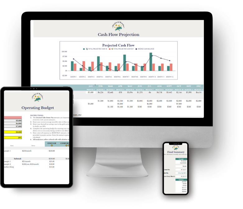 Low-Stress Cash Flow Planner — Witches and Weirdos