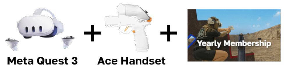 Ace Virtual Shooting Simulator - Pistol Dry Fire Training System at Home