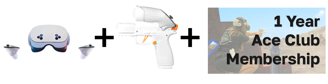Ace Virtual Shooting Simulator - Pistol Dry Fire Training System at Home