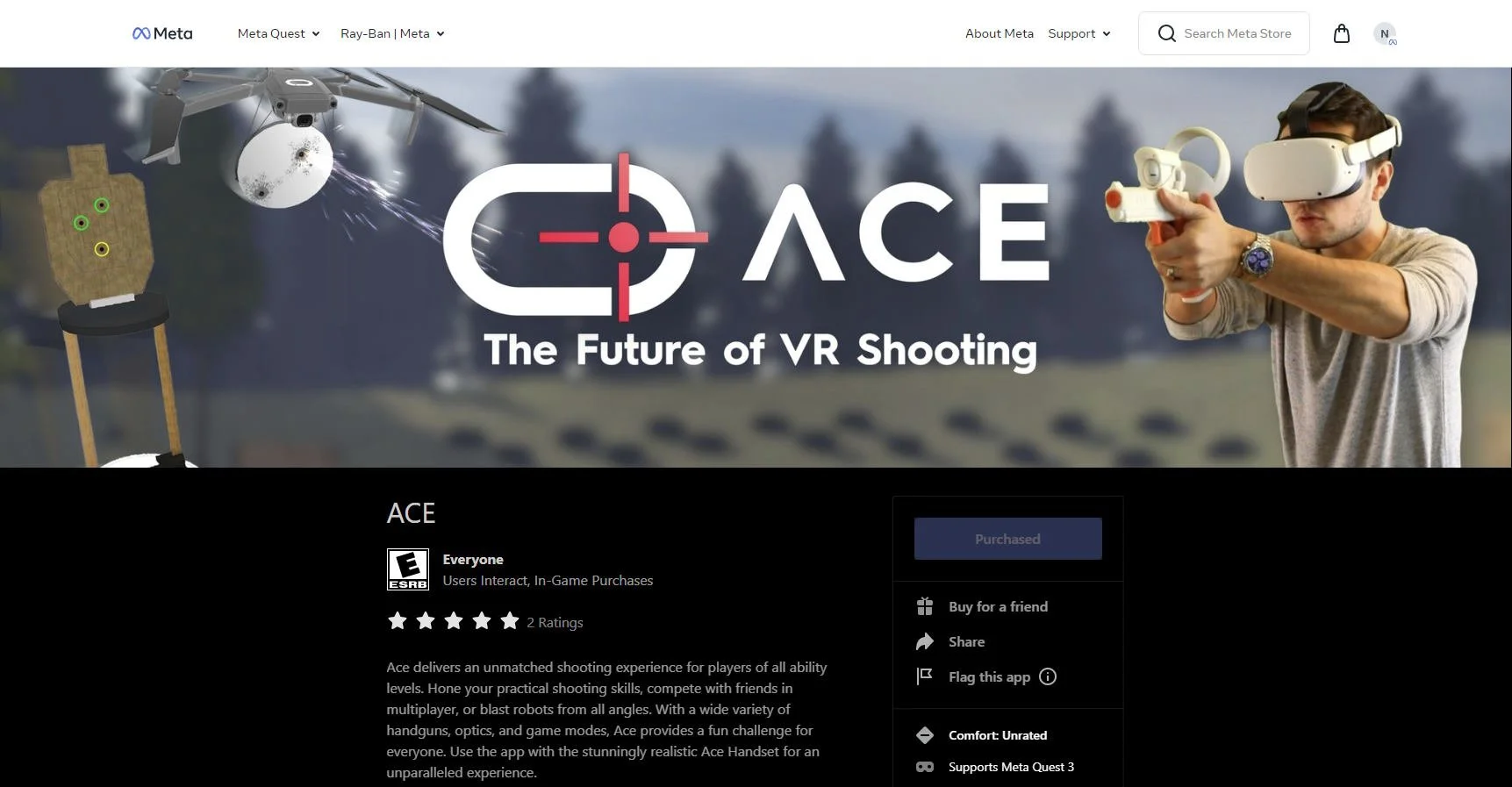 Ace - Immersive Shooting Experience