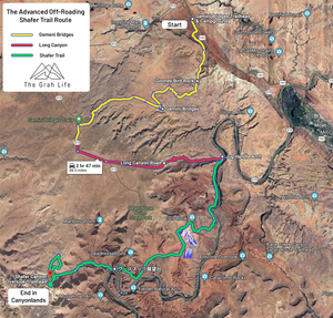 How to Drive the Shafer Trail – Two Route Options — The Grah Life