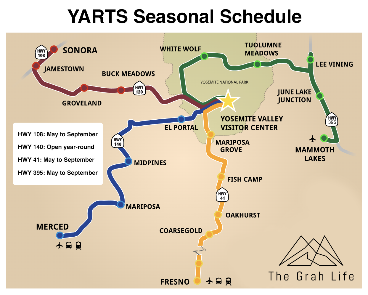 Yosemite Valley Itinerary — The Grah Life