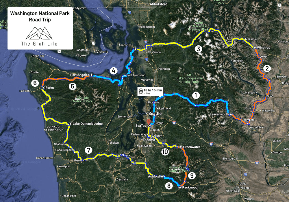 Road Trip All 3 National Parks in Washington State — The Grah Life