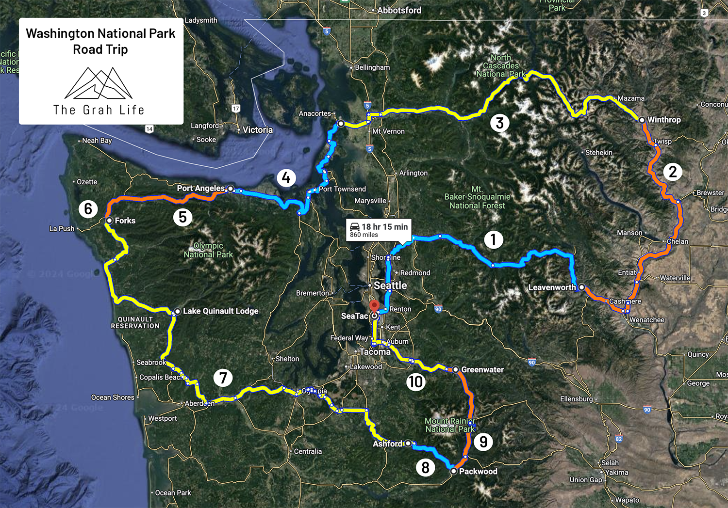 Road Trip All 3 National Parks in Washington State — The Grah Life