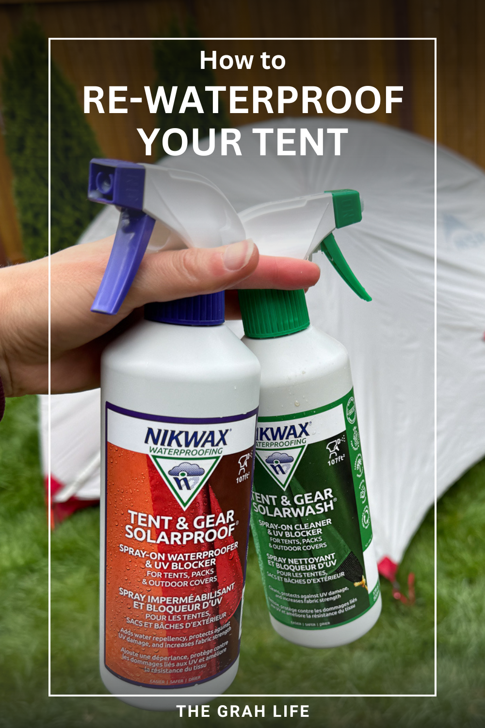 How to Waterproof Your Tent — The Grah Life