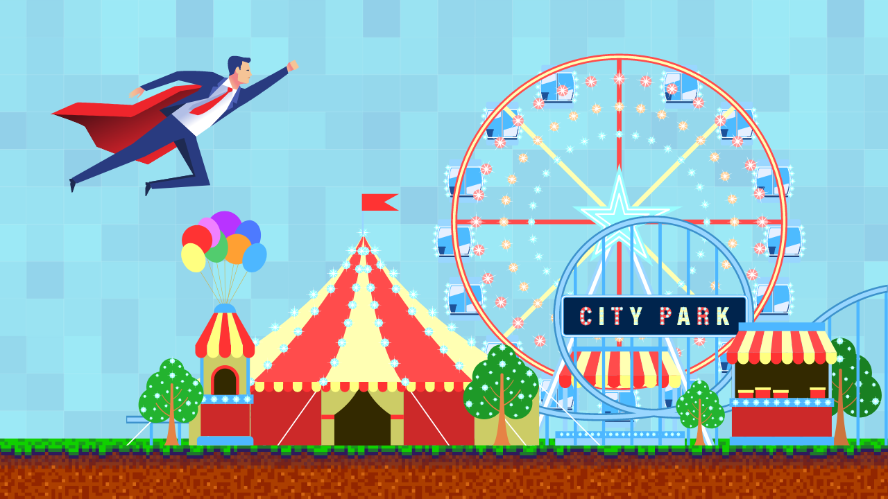 Minecraft Studio: Superhero City Amusement Parks — MODA