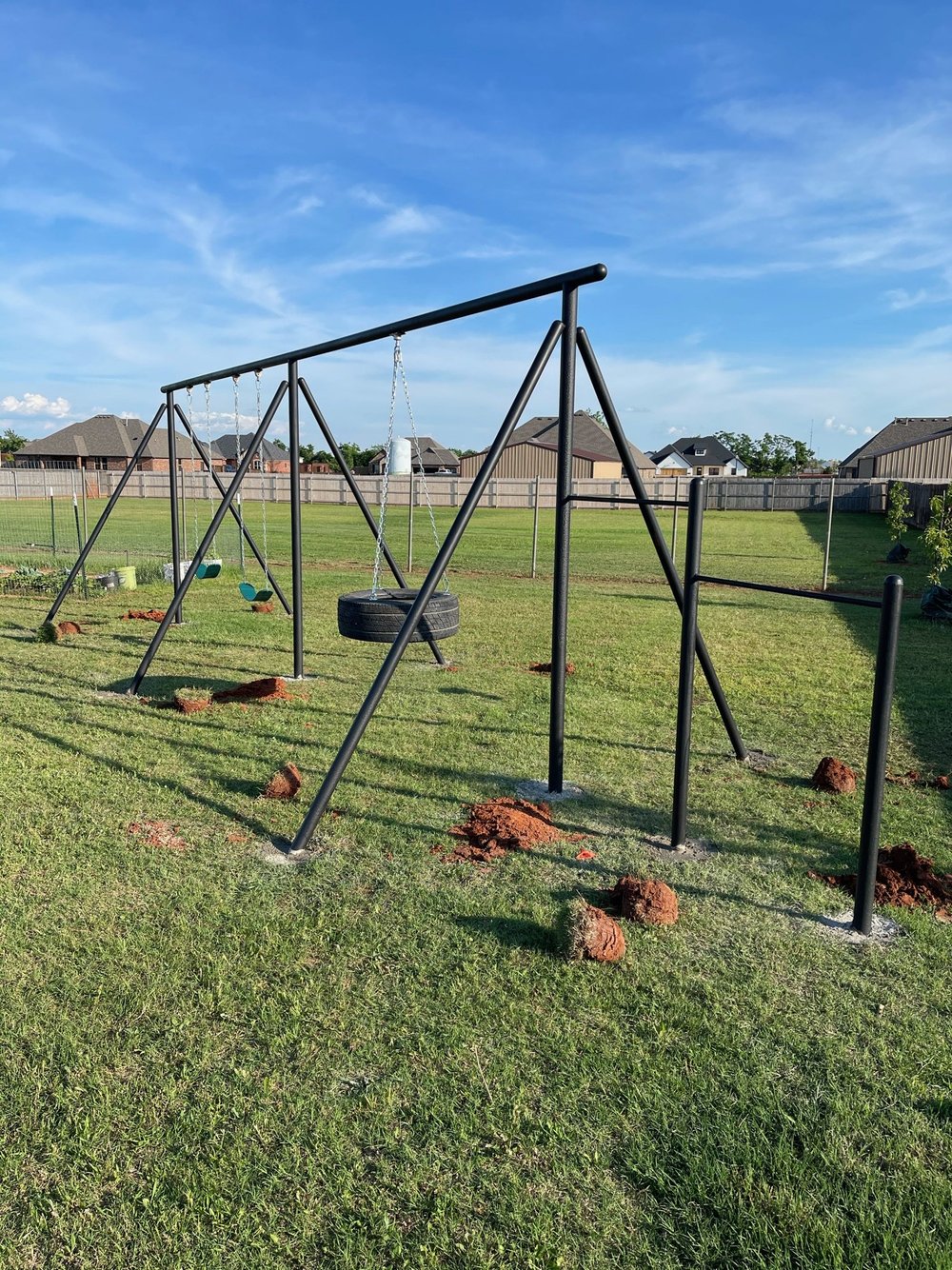 Real Steel Swing Sets