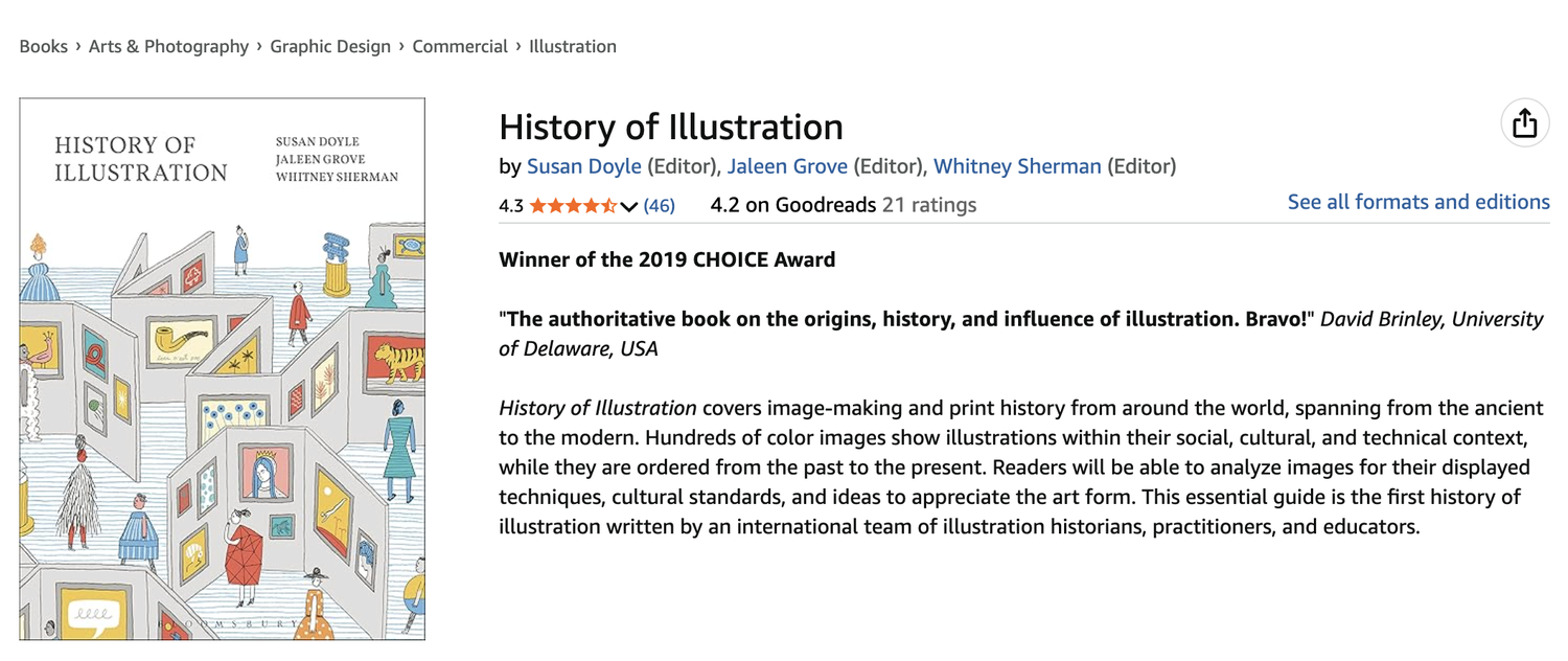 The History of Illustration illustrated by Brian Rea (Fairchild Books ...