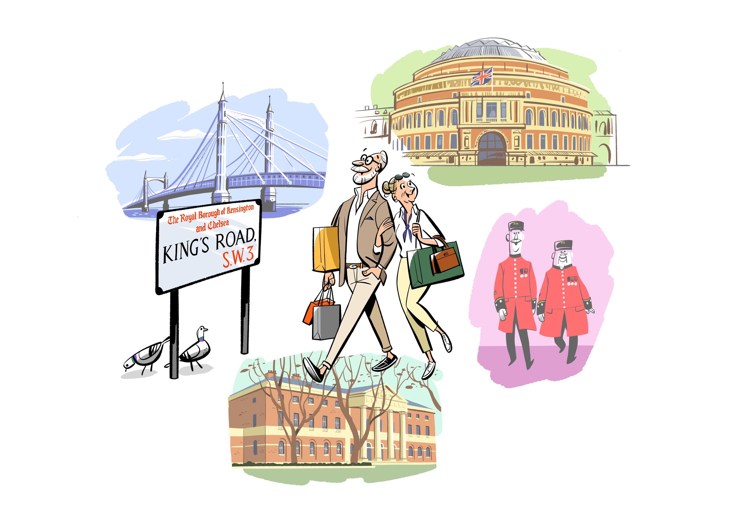 Life at Auriens Chelsea as Illustrated by Satoshi Hashimoto — DUTCH UNCLE