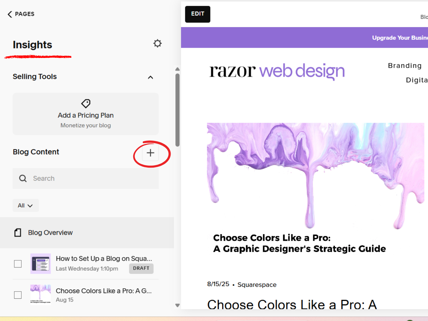How to Set Up a Blog on Squarespace: Step-by-Step Guide for Beginners ...