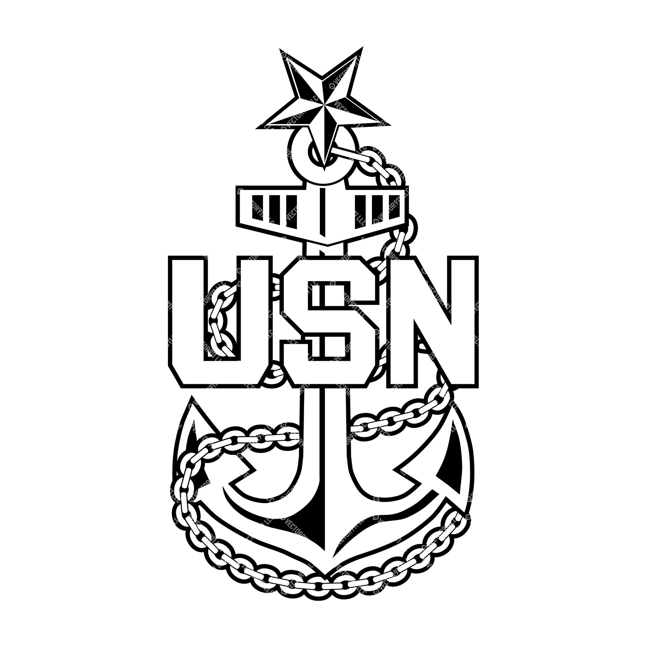 Navy Senior Chief Anchor