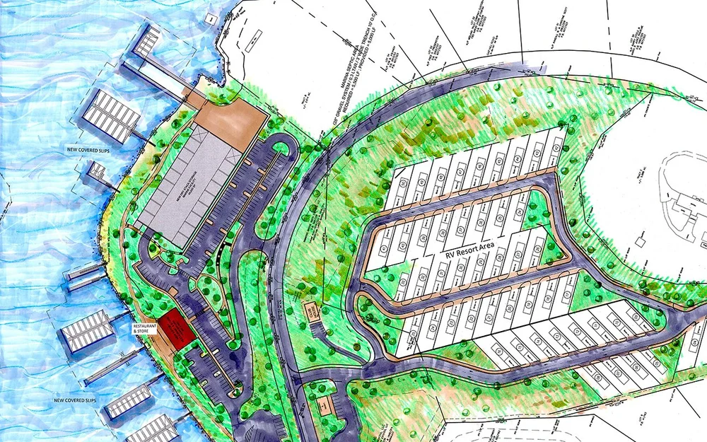 Sunset Marina on Lake Keowee