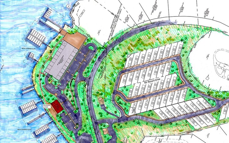 Sunset Marina on Lake Keowee