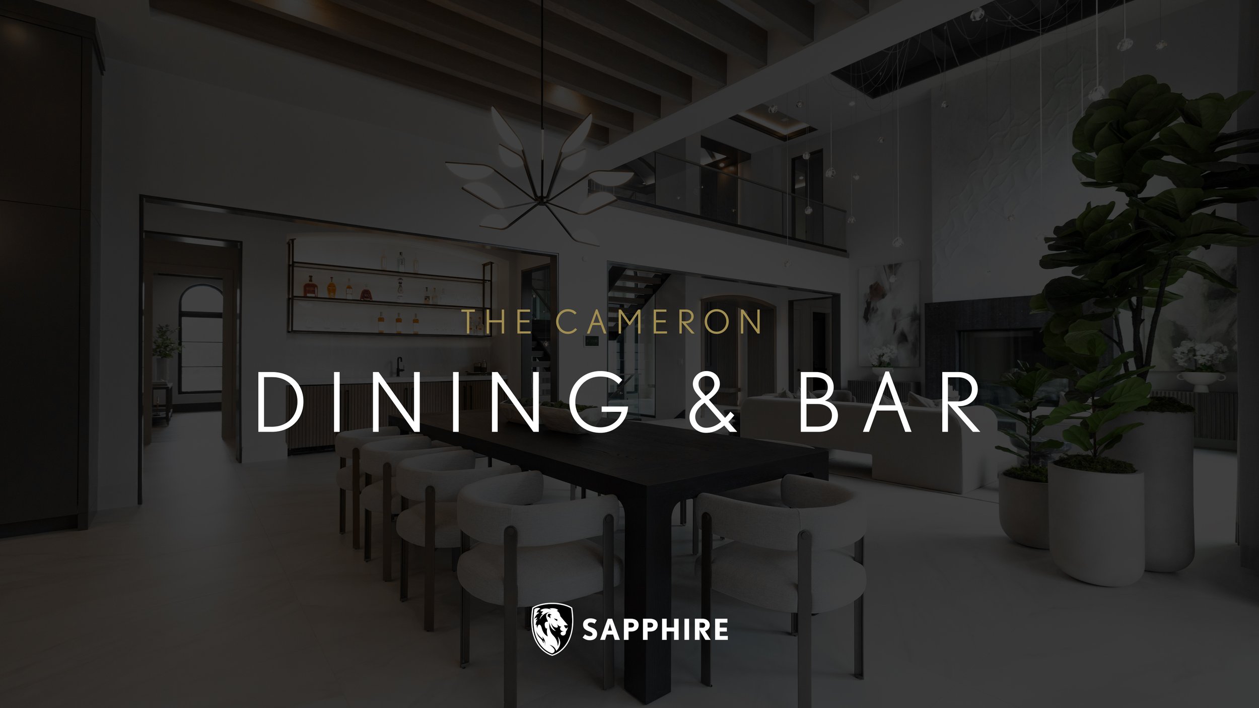The Cameron Spaces — Sapphire | Luxury Homes and Landscape | Design and ...