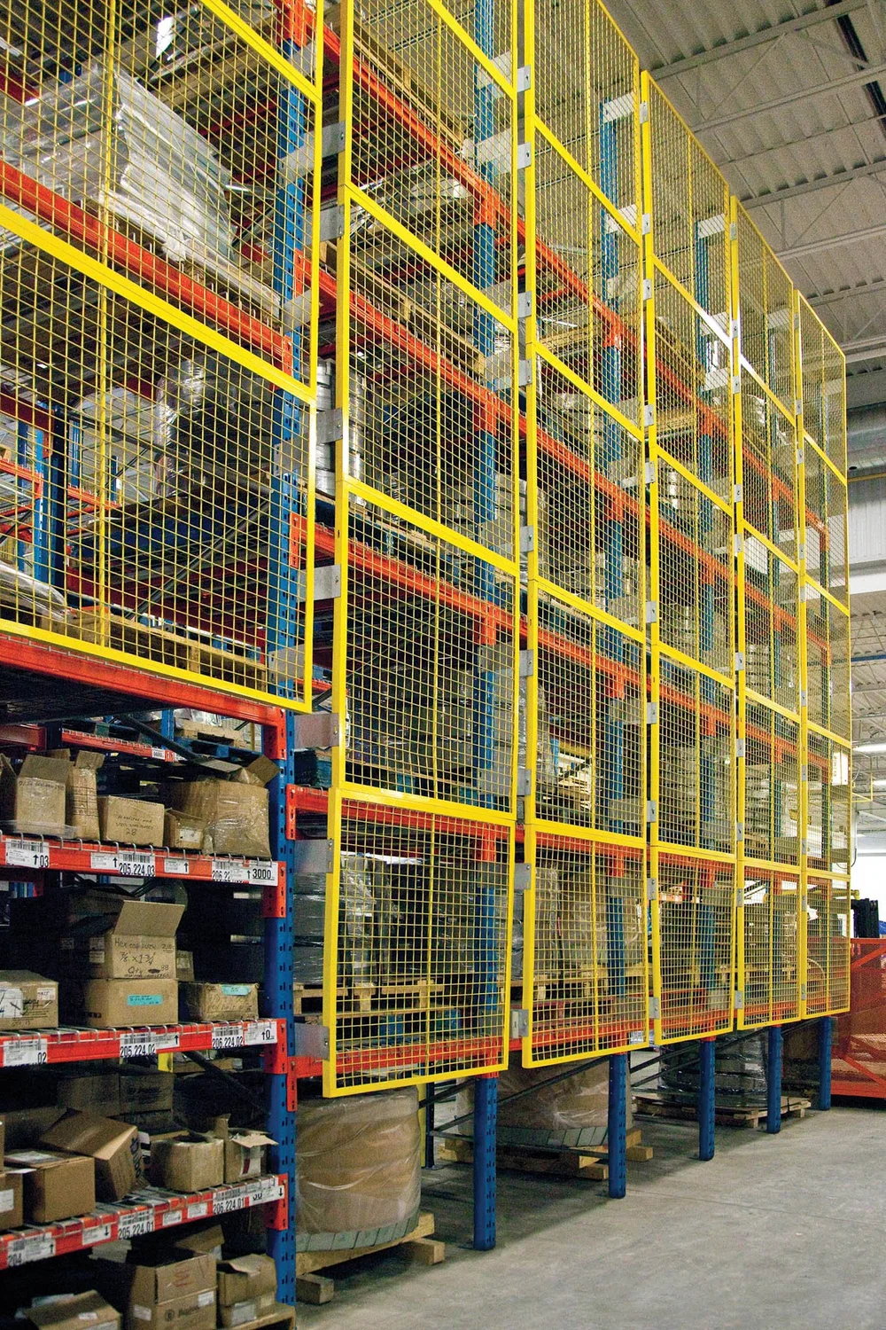 Wire Mesh Rack Guards and Rack Gates – Federal Steel