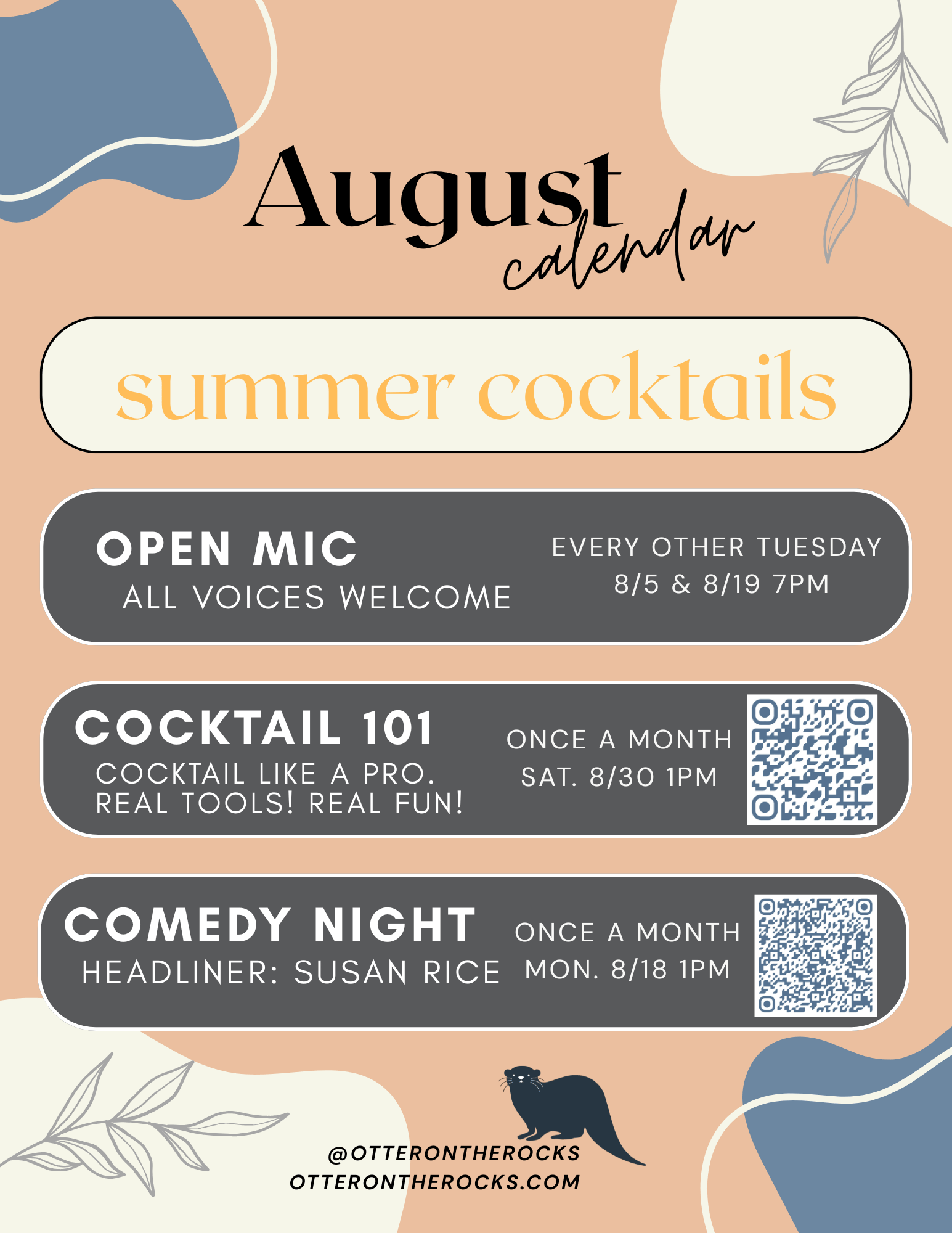 Otter on the Rocks - West Seattle