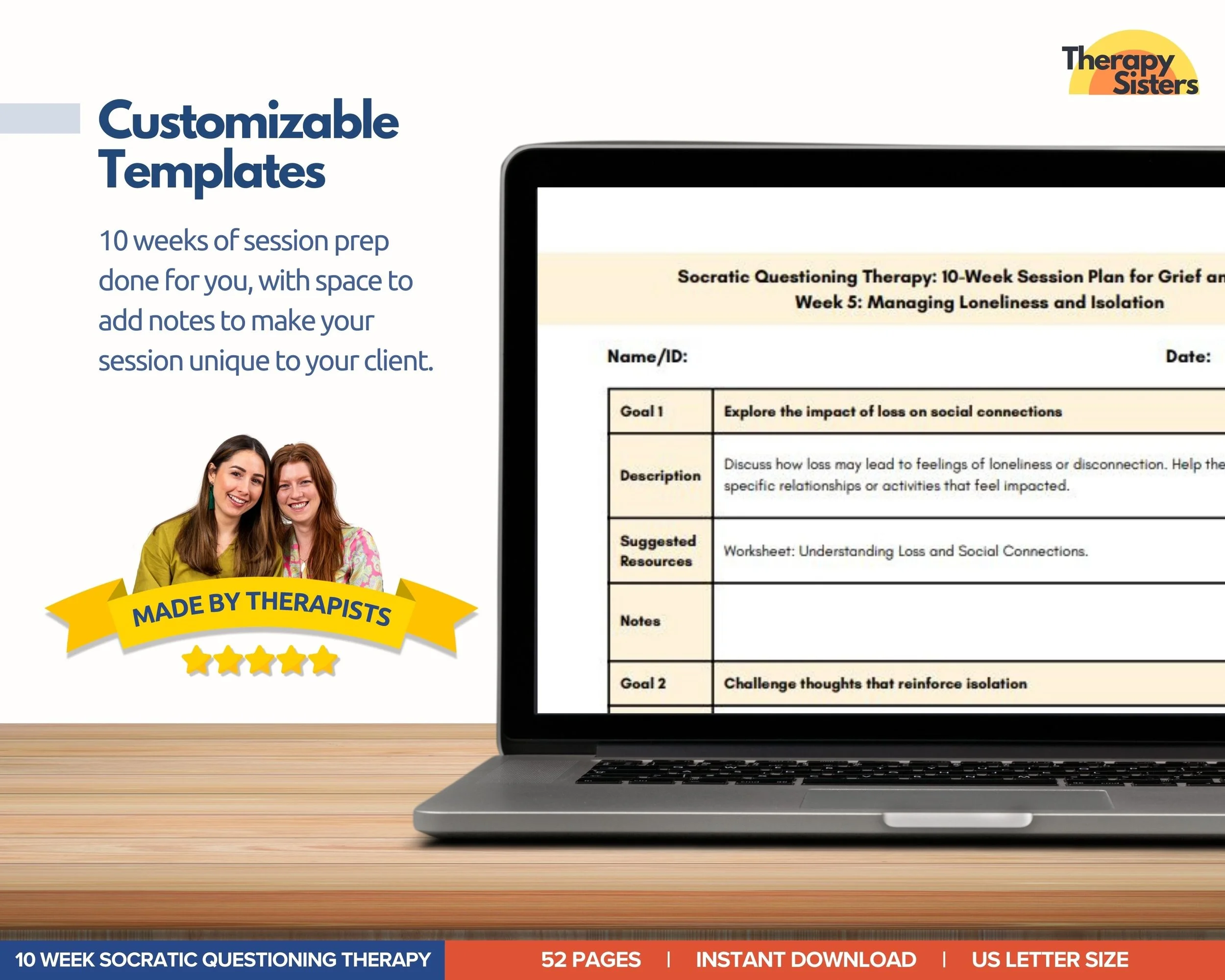 Socratic Questioning Therapy 10-Week Plans – Digital Download — Therapy ...