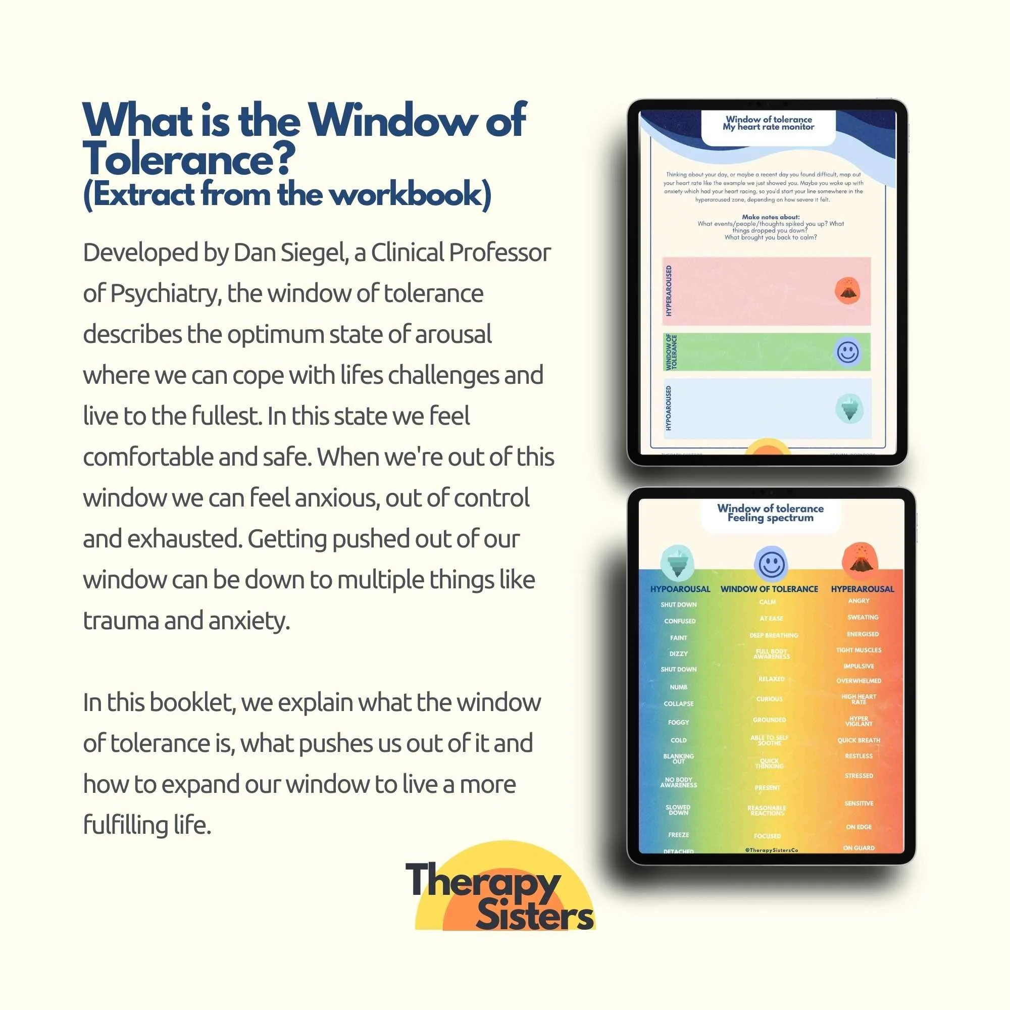 Window of Tolerance Worksheets — Therapy Sisters