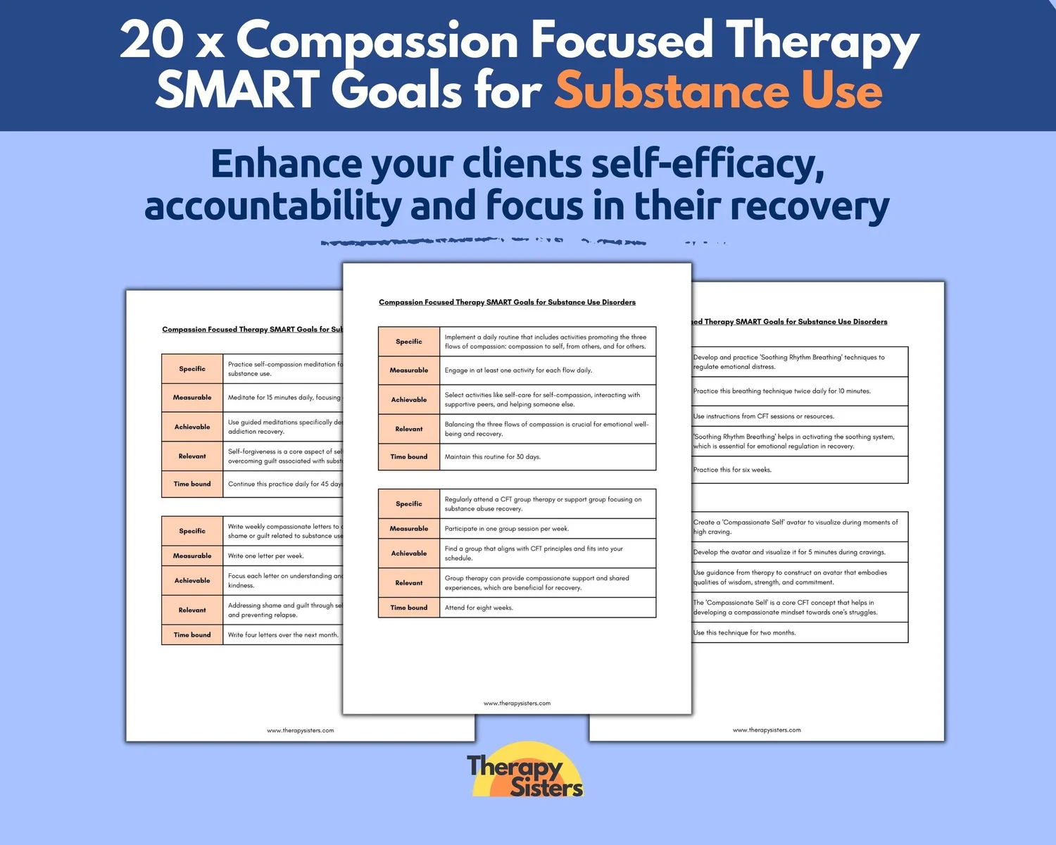 ACT 10-Week Therapy Session Plans – Anxiety, ADHD, Grief & More ...