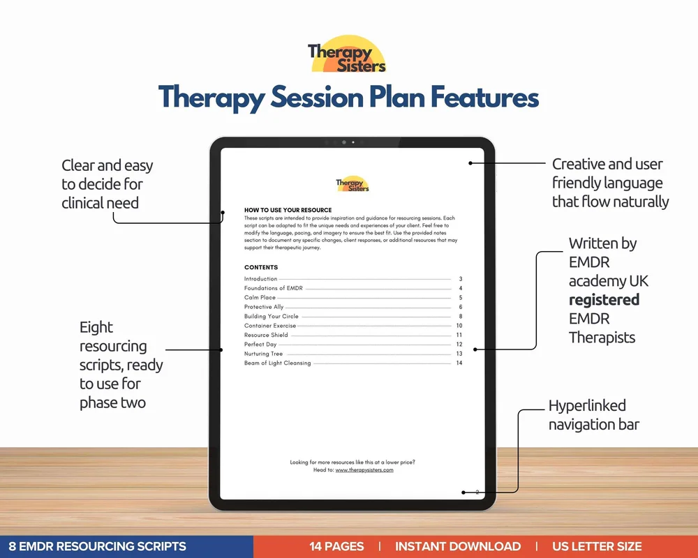 EMDR Cognitive Interweaves Cheat Sheet — Therapy Sisters