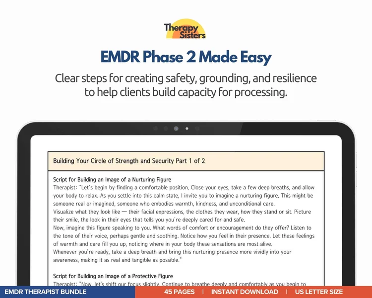 EMDR Cognitive Interweaves Cheat Sheet — Therapy Sisters