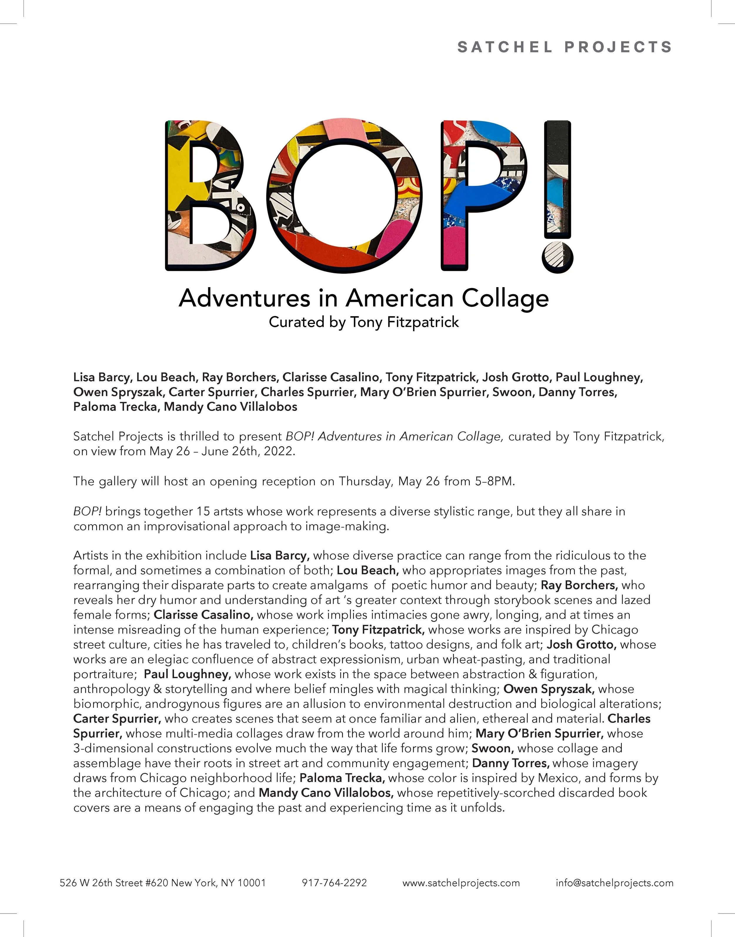 Re-BOP! COLLAGE, Obstruction and Disruption