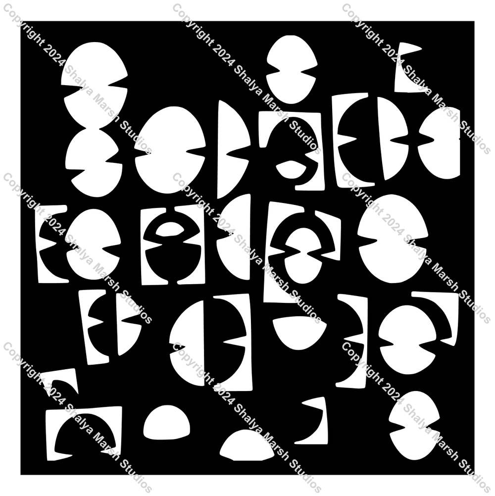 Tar Paper and Tyvek Stencils for Custom Pottery Surface Designs ...