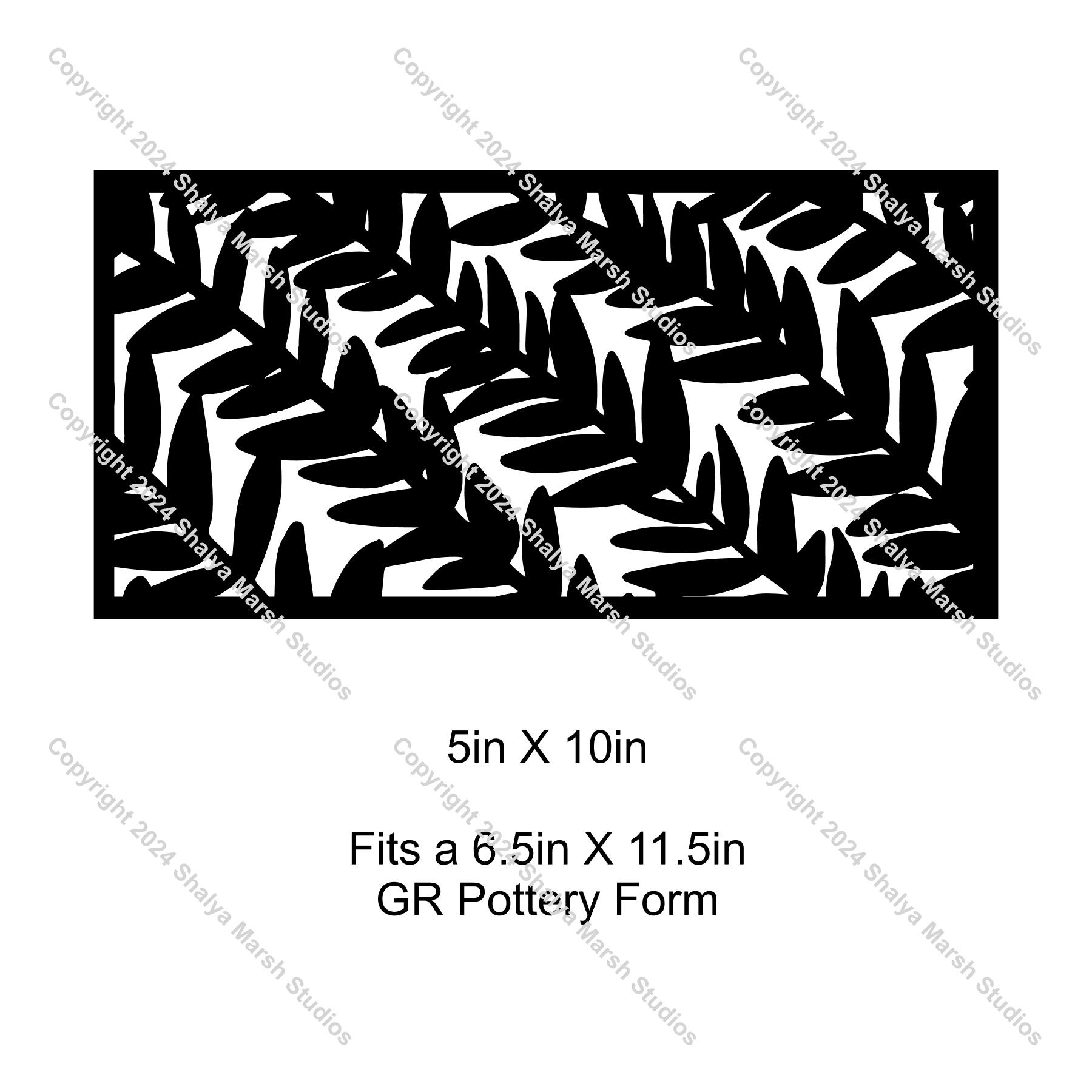 Tar Paper and Tyvek Stencils for Custom Pottery Surface Designs ...