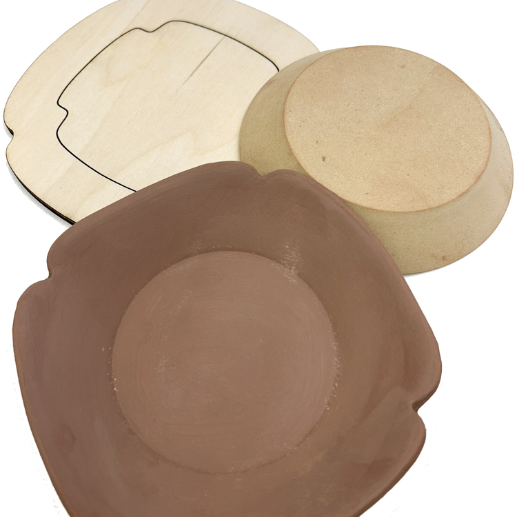 Tar Paper and Tyvek Stencils for Custom Pottery Surface Designs ...