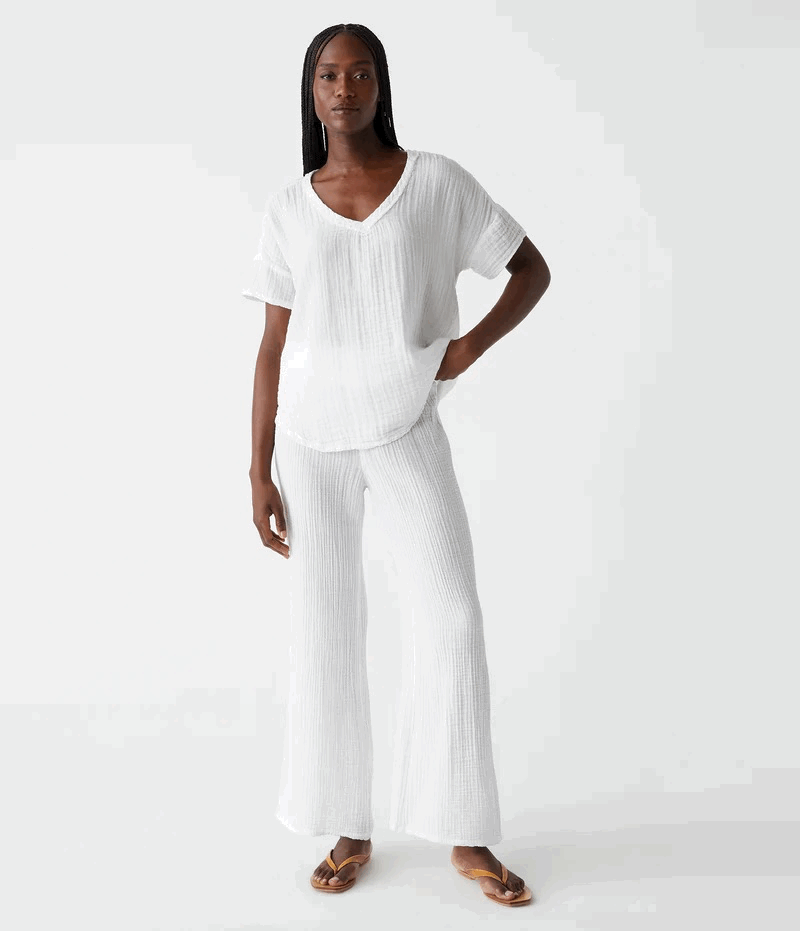 Perfect White Tee James Button Down — rowen