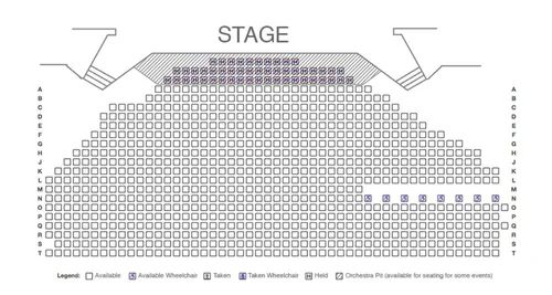 SEATING CHART — Western Manitoba Centennial Auditorium