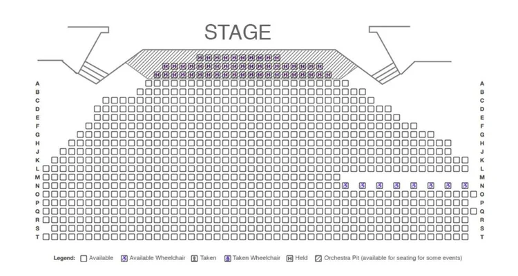 SEATING CHART — Western Manitoba Centennial Auditorium