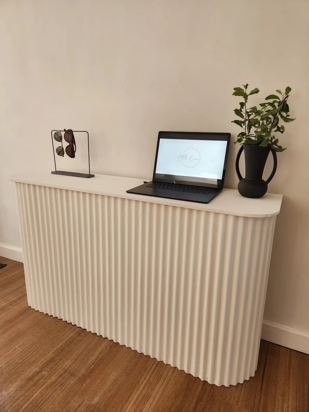 Penedes Curved Console Table — Little Caves Website