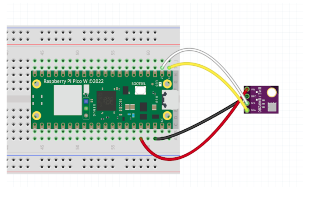 How to Connect the BME280 Sensor to the Raspberry Pi Pico Using Circui – ShillehTek
