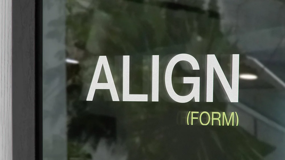 Align (Form) Brand Identity — Essnce Haus